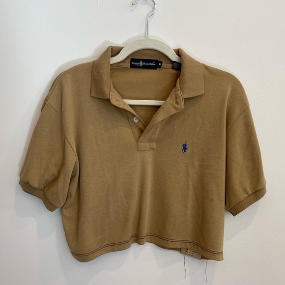 Tops | Vintage Polo Crop Top | Poshmark